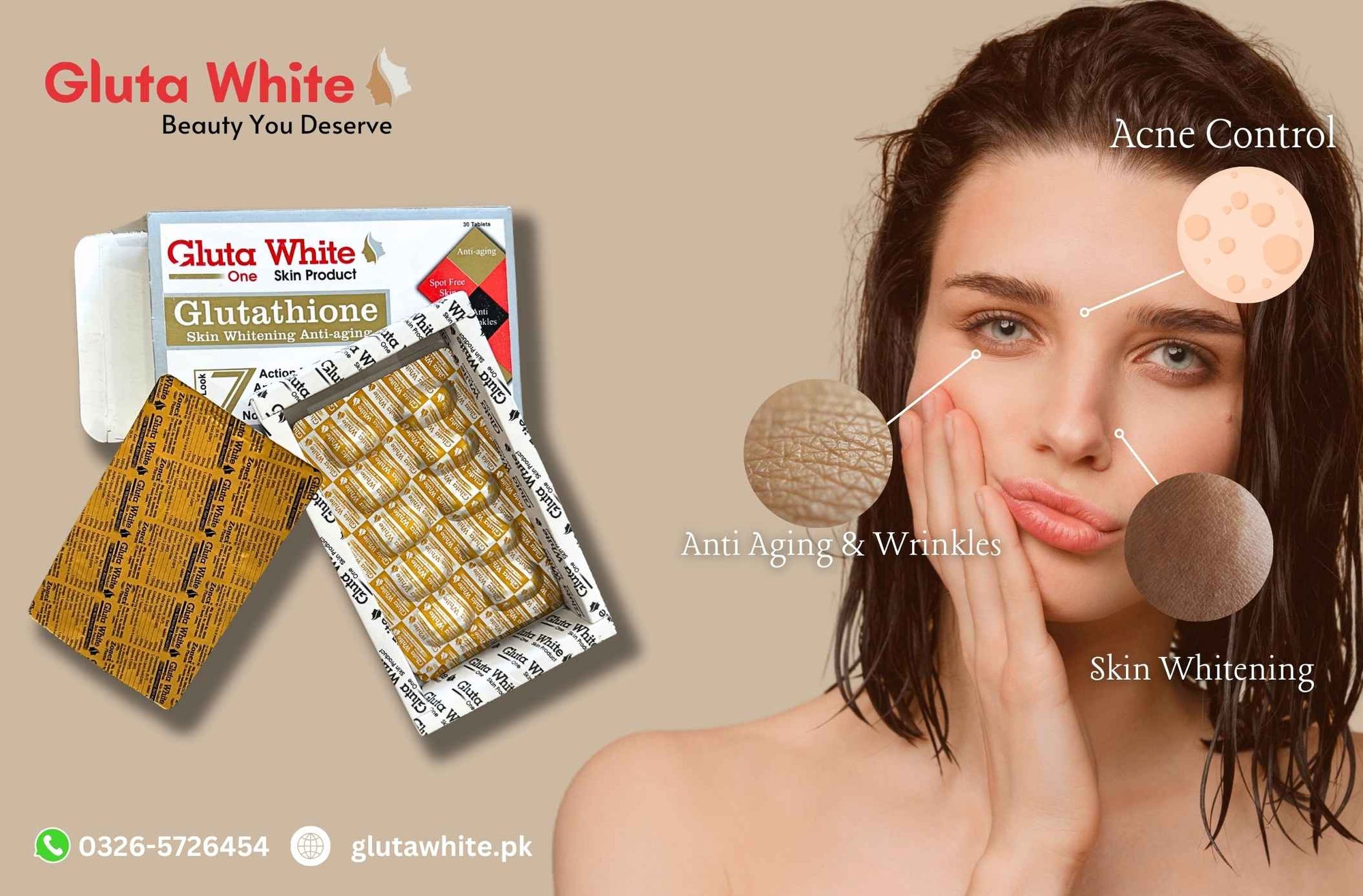 Gluta White Official | Skincare | Tablets | Cream & Serums – GlutaWhite.PK